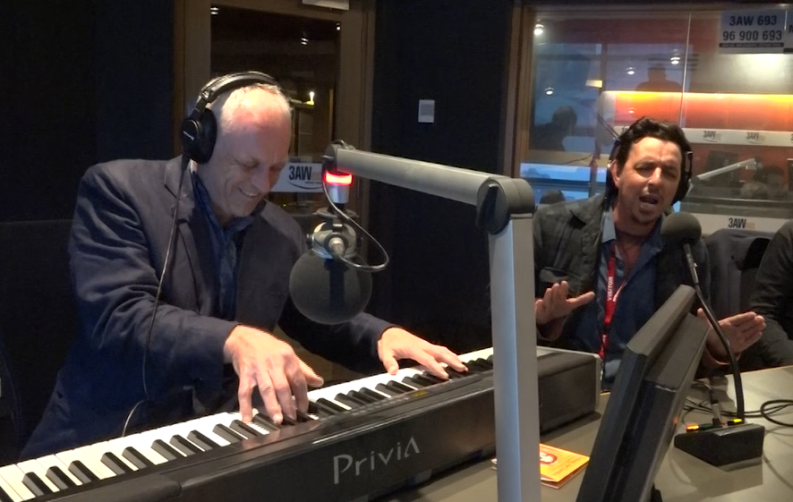 Denis Walter entertained by a bit of 'Spontaneous Broadway' - 3AW