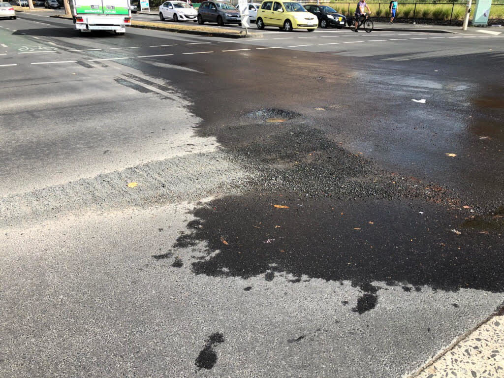 Photos: Melbourne's oldest puddle looks very different today... - 3AW