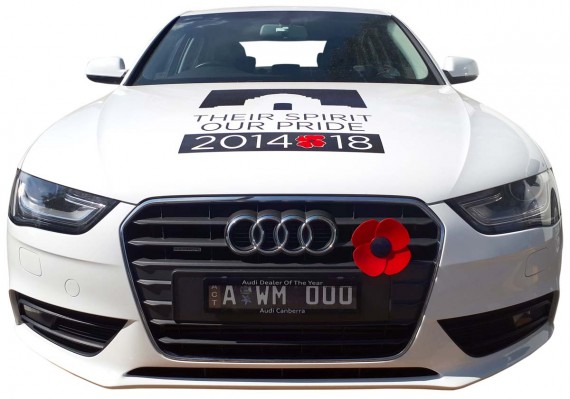 Tacky? War memorial's new car poppies come under fire