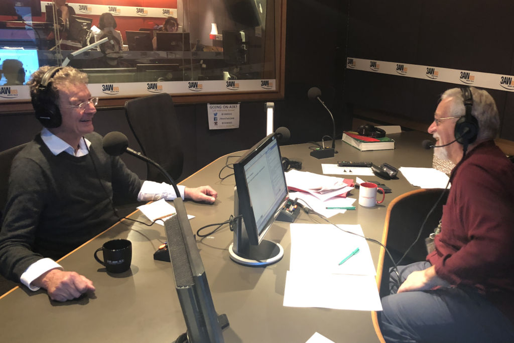Full interview: Neil Mitchell and Red Symons in the studio