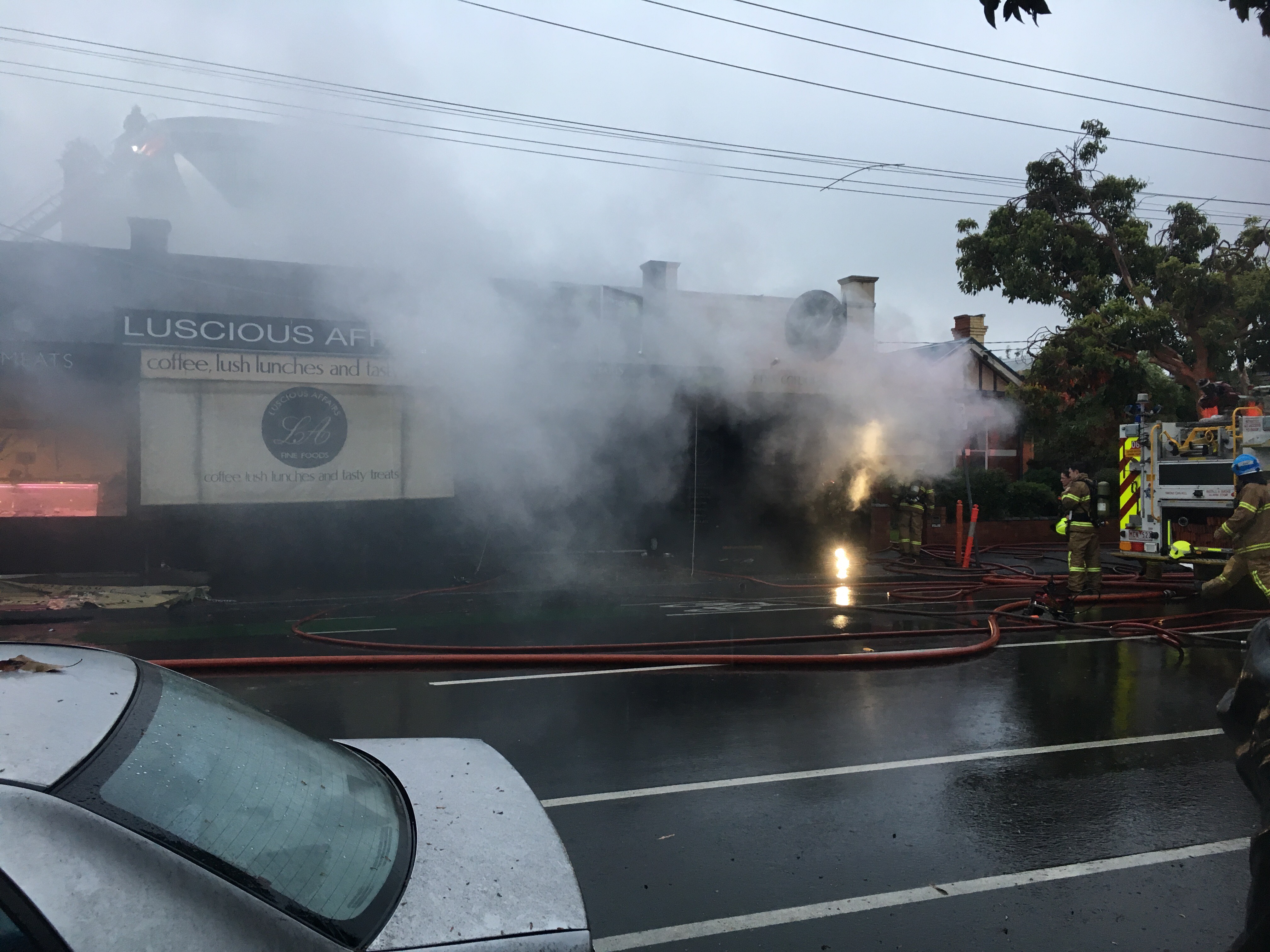 Hawthorn East fire: Popular Tooronga Rd shops up in the flames