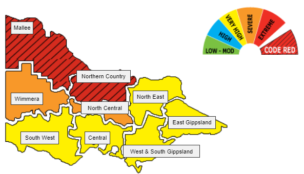 CODE RED: Residents in Victoria's north urged to leave their homes ...