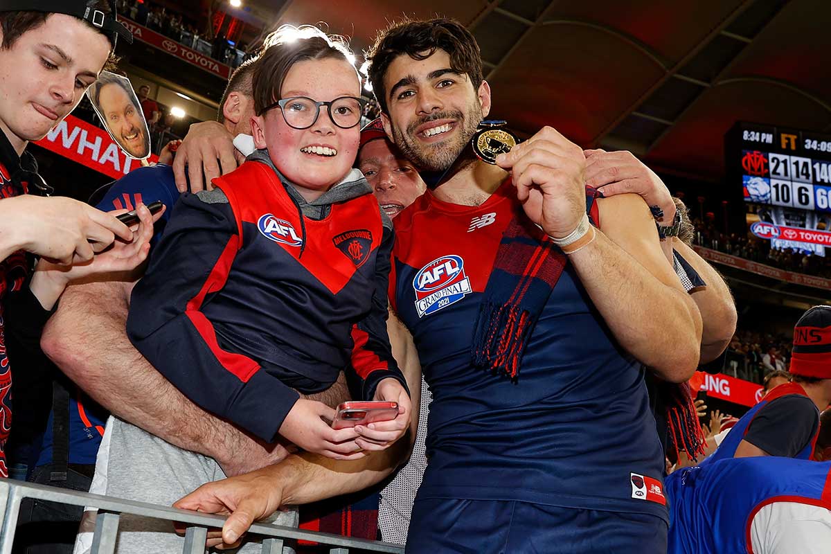 Why Christian Petracca is hoping to get to Tasmania next month