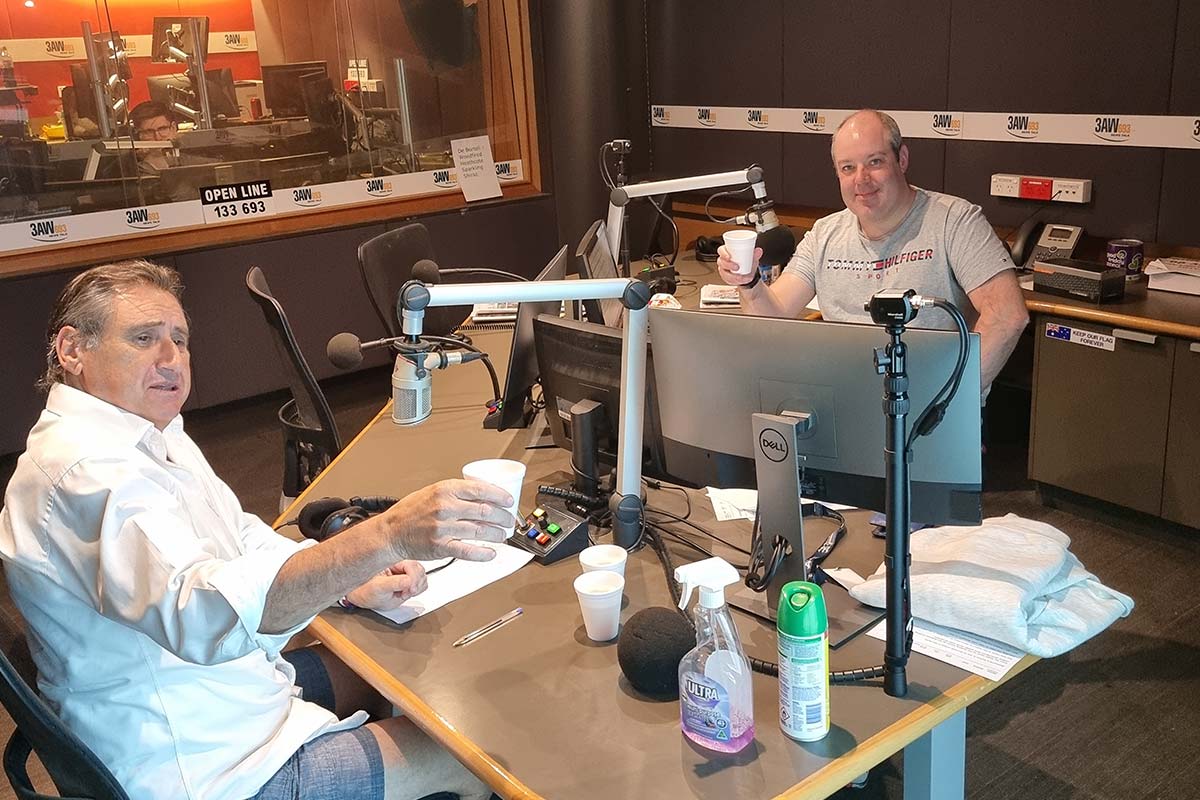 Shane McInnes and Tony Tardio taste test alcohol-free beers