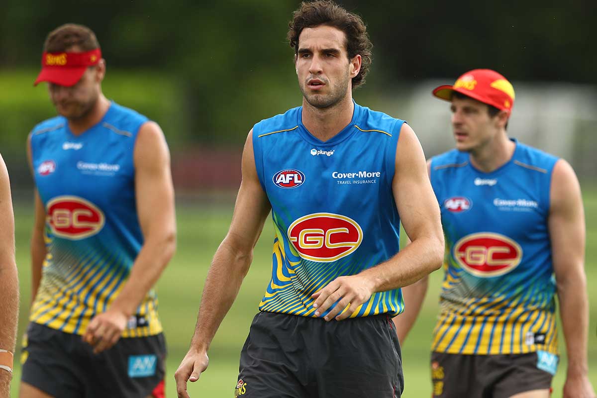 Gold Coast gun Ben King suffers ACL injury at training