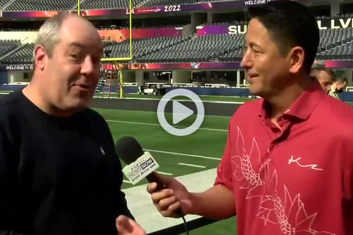 How 3AW's Shane McInnes ended up being interviewed on Hawaiian television!