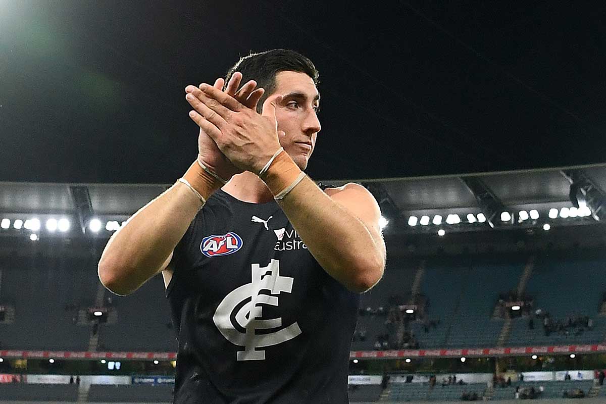 Jacob Weitering's emotional reaction to beloved teammate's ...