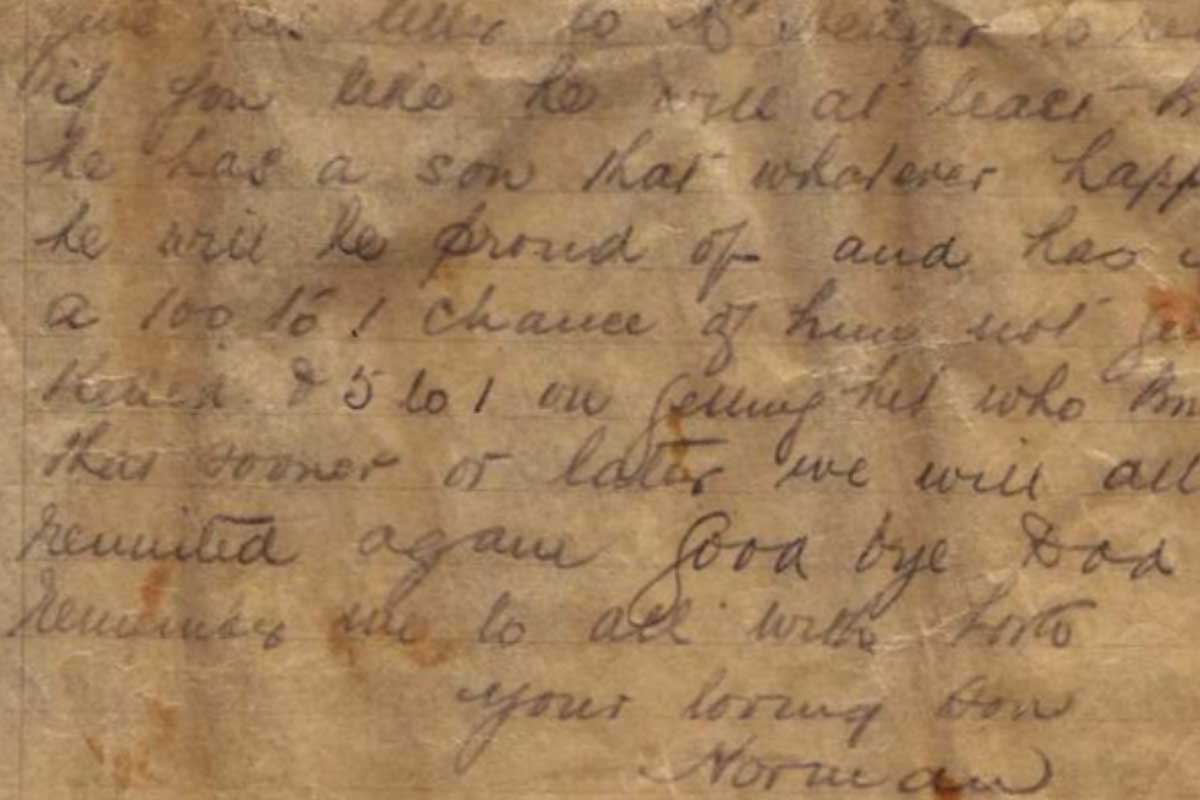 How a haunting war letter connected two families forever