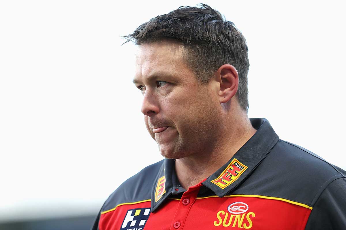 Gold Coast coach responds to criticism surrounding strong form of ex ...