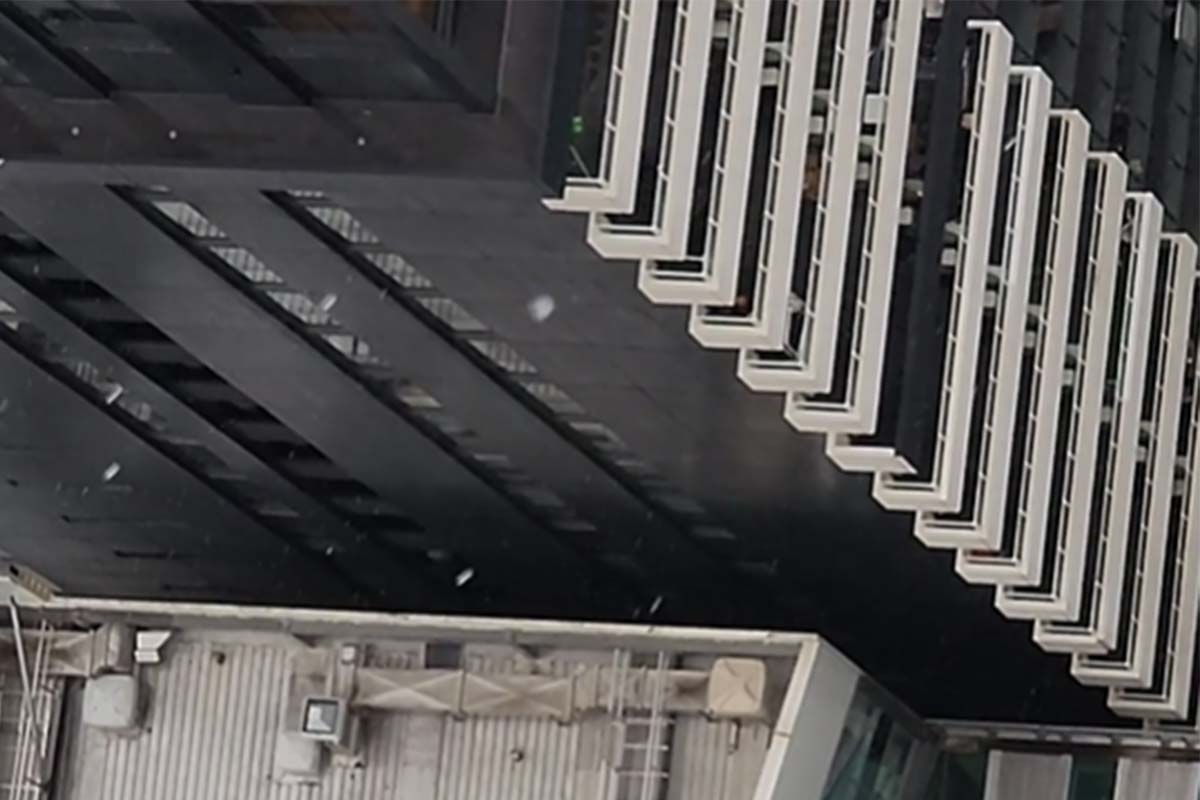 What it's likely the 'snow' spotted in Melbourne really is