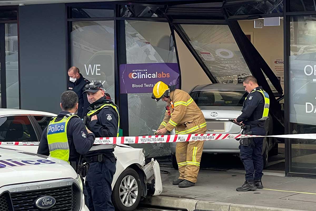 Car crashes into medical centre at Officer