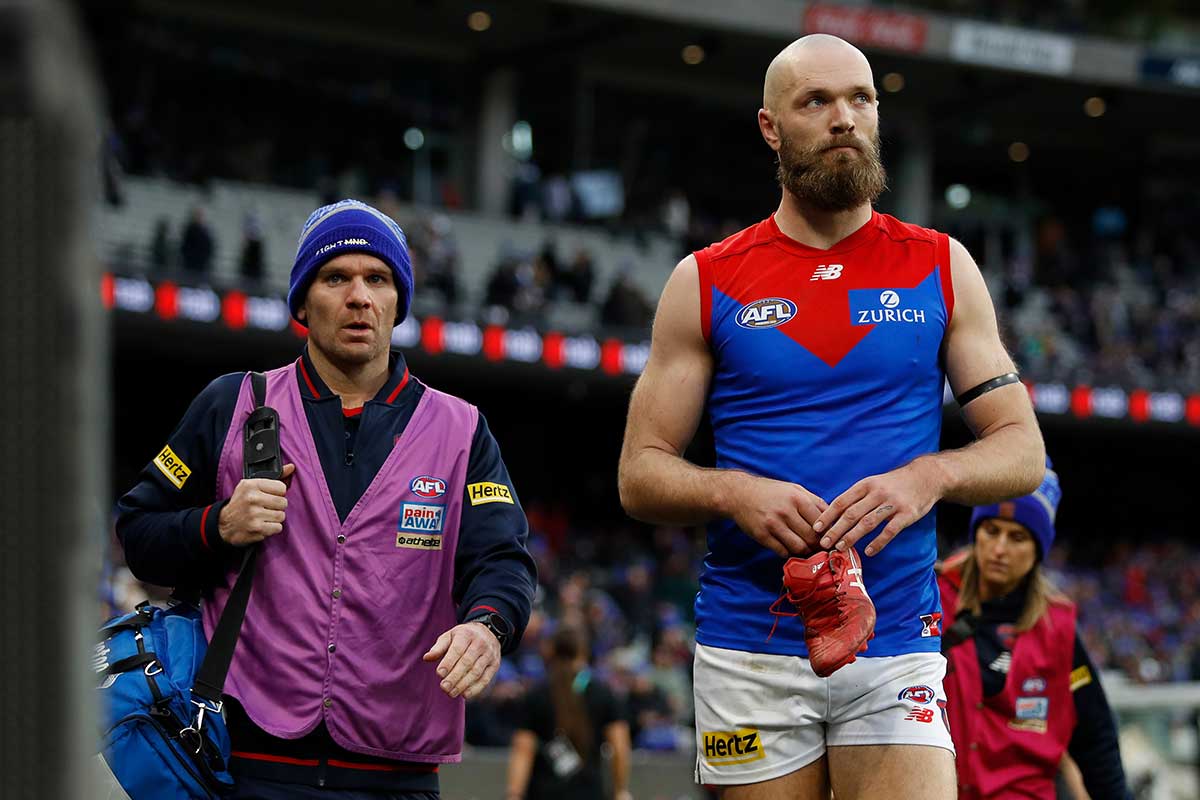 Max Gawn set for stint on the sidelines