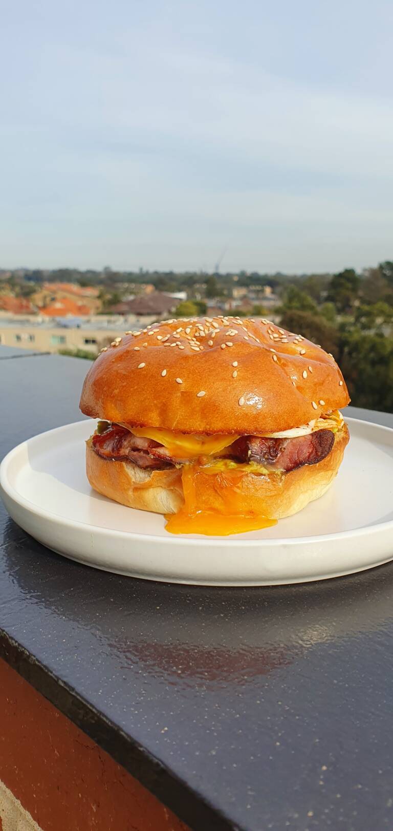 Lachie Strachan's recipe for the ultimate brekkie burger