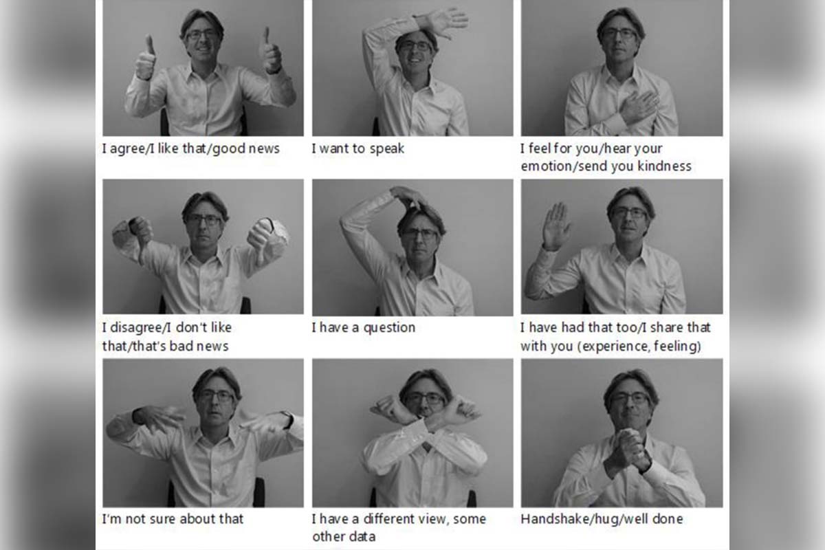 How hand gestures can help overcome zoom fatigue