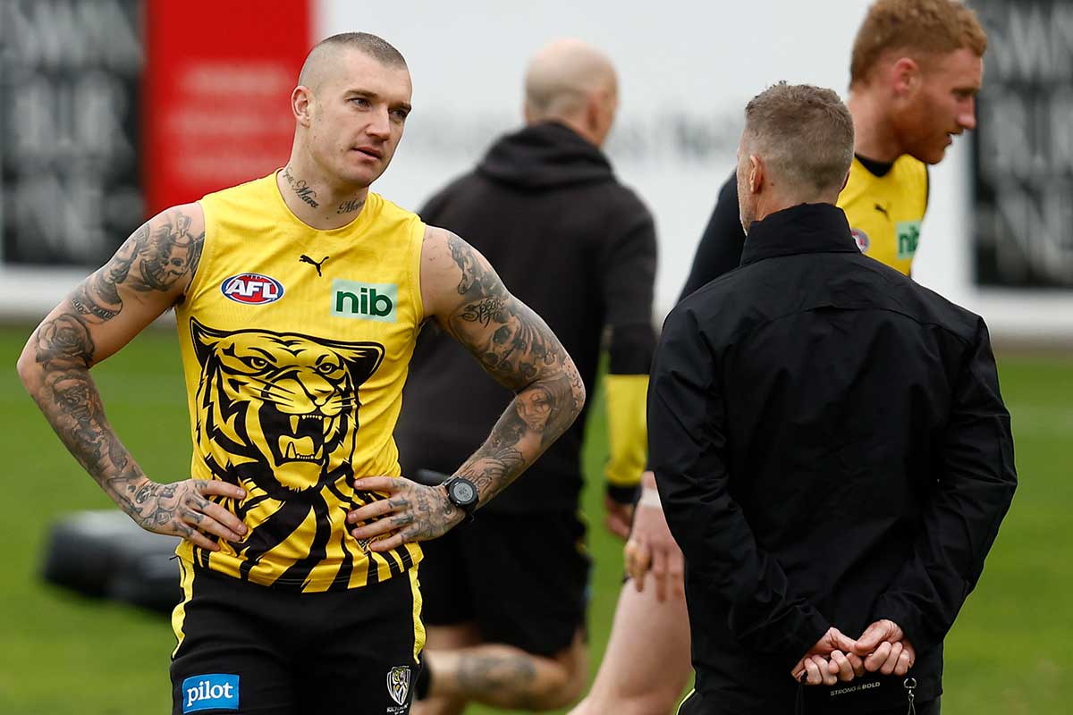 Sam McClure with the latest on Dustin Martin, Jacob Hopper and Tim Taranto