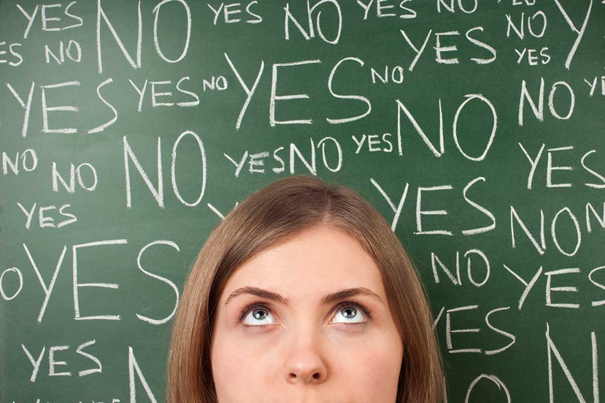 Why always saying 'yes' can be a bad thing