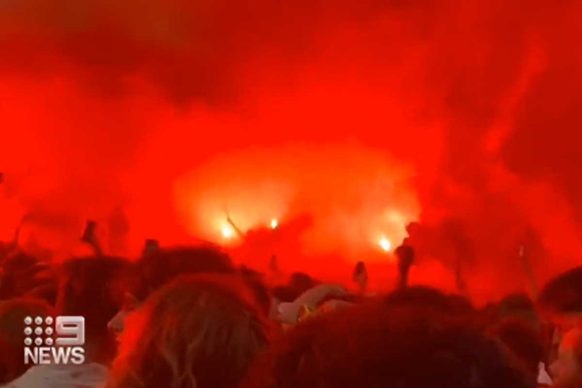 'My skin was bubbling': Teen struck by flare at Fed Square released ...