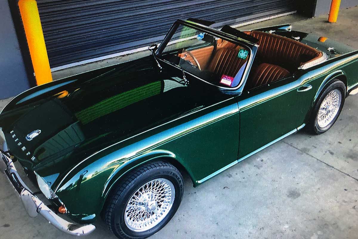 Busted! Neil Mitchell caught checking out sports car last weekend