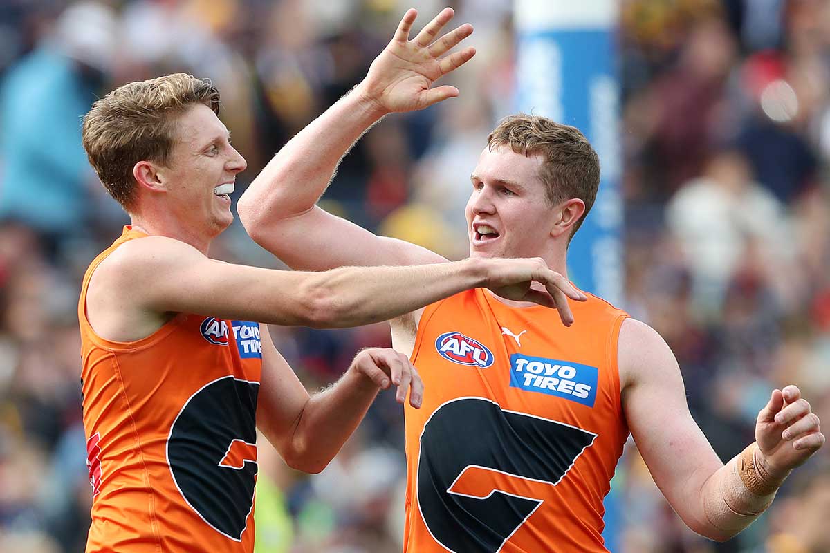 The unconventional (yet wholesome) way a GWS young gun is celebrating ...