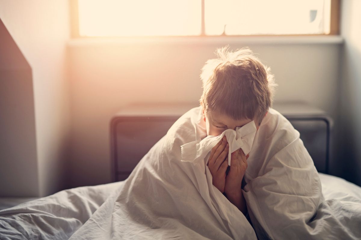 The 'uncharacteristic' spike of influenza in Victorian children