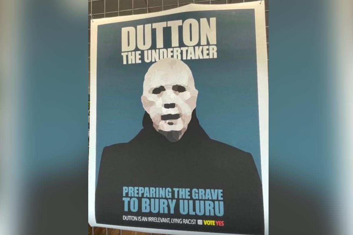 Peter Dutton poster raises eyebrows