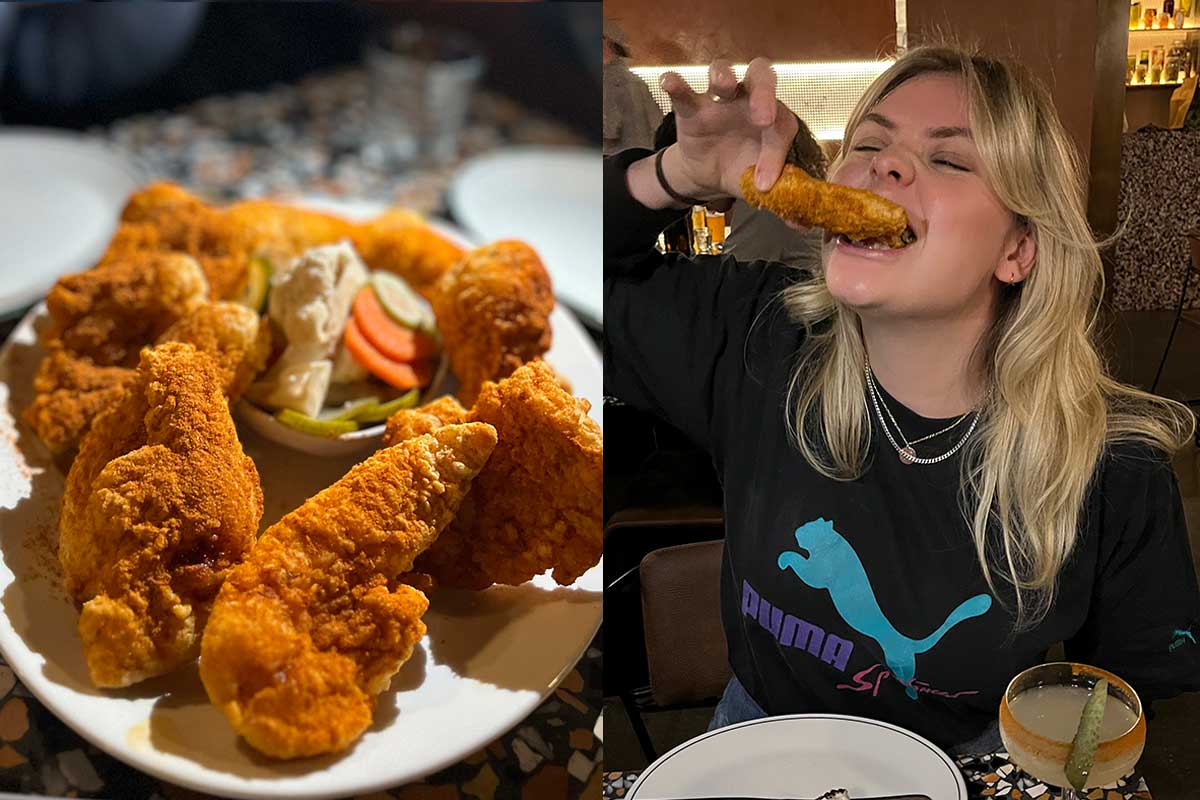 Emilia reviews a chicken and chip joint with a twist