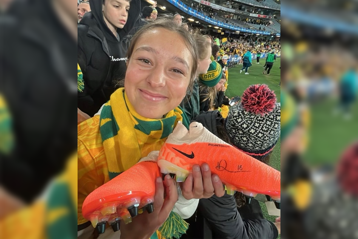 How a 15-year-old got the job of ball girl at the Women's World Cup!