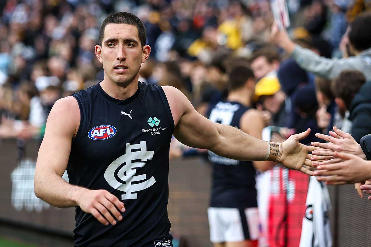The match Jacob Weitering says has gone underrated in Carlton's turnaround