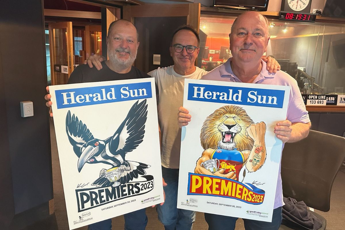 Mark Knight reveals his 2023 AFL Premiership posters!