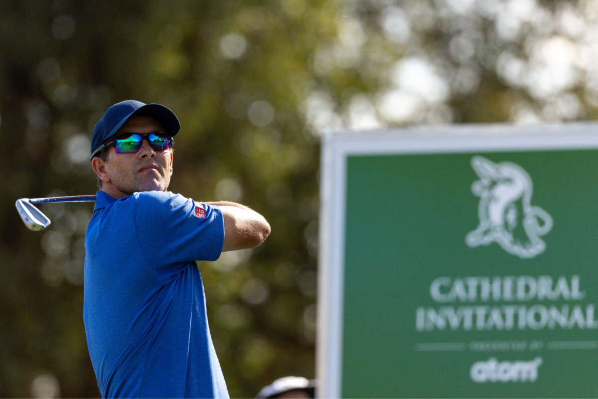 Golfer Adam Scott on winning at Cathedral Invitational