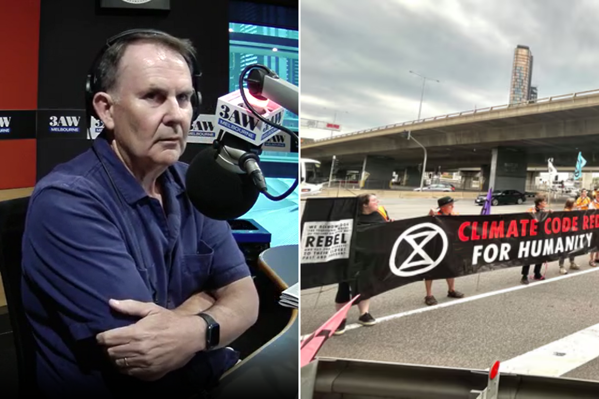 Tony Jones clashes with Extinction Rebellion activist over continued ...