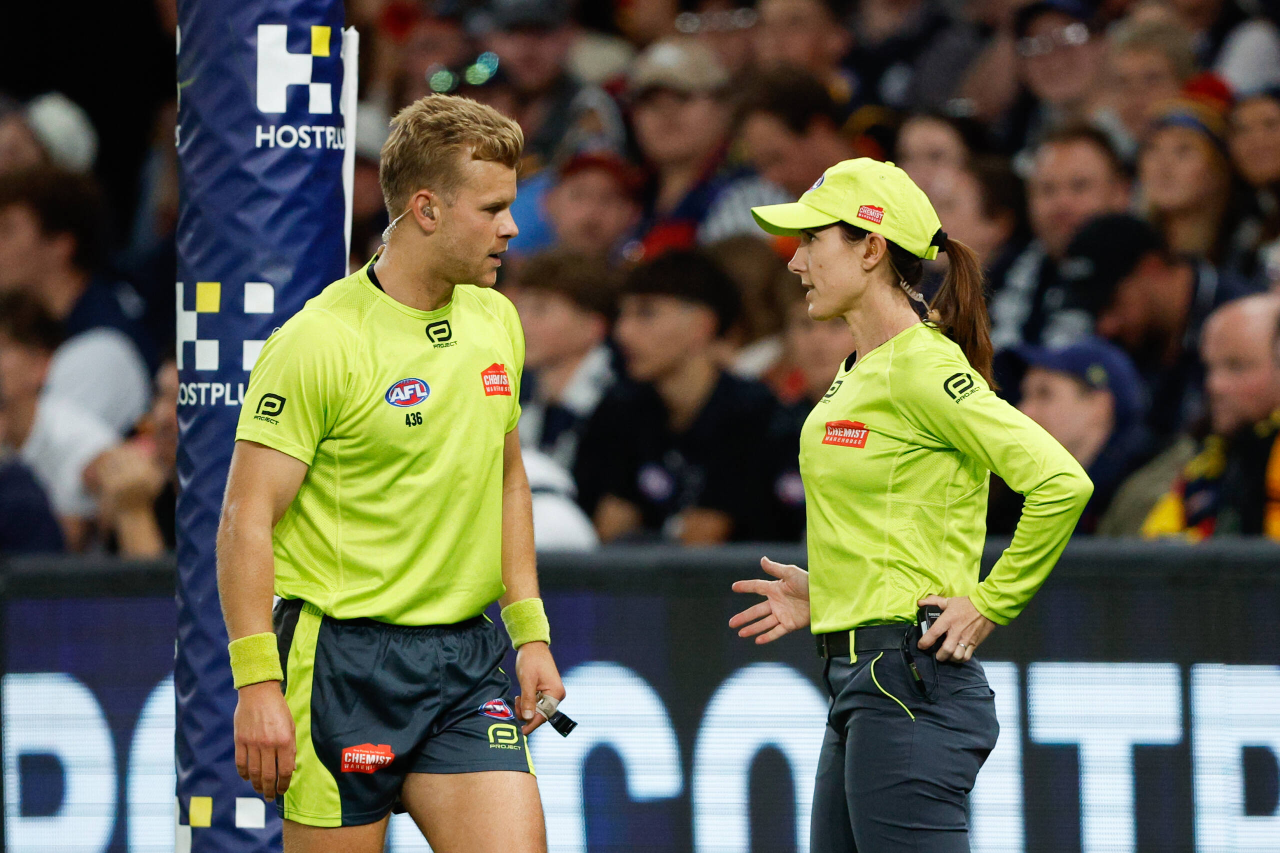 'Compromising things': AFL great's reaction to umpire communication ...