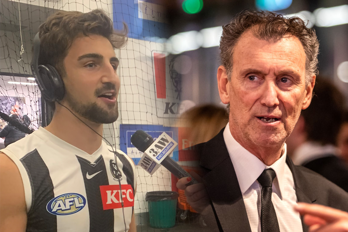 'He needs to be tamed!': Josh Daicos reacts to his dad's celebration of ...