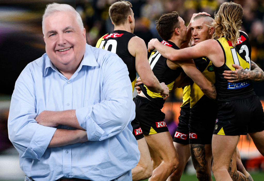 'WHAT A START!': Tony Leonard's call of Dusty's opening goal in game 300