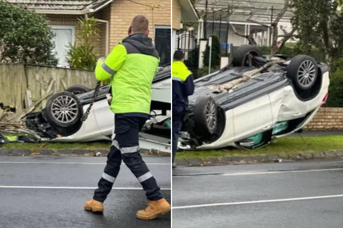Woman speaks out after her stolen car flips with multiple youths ...
