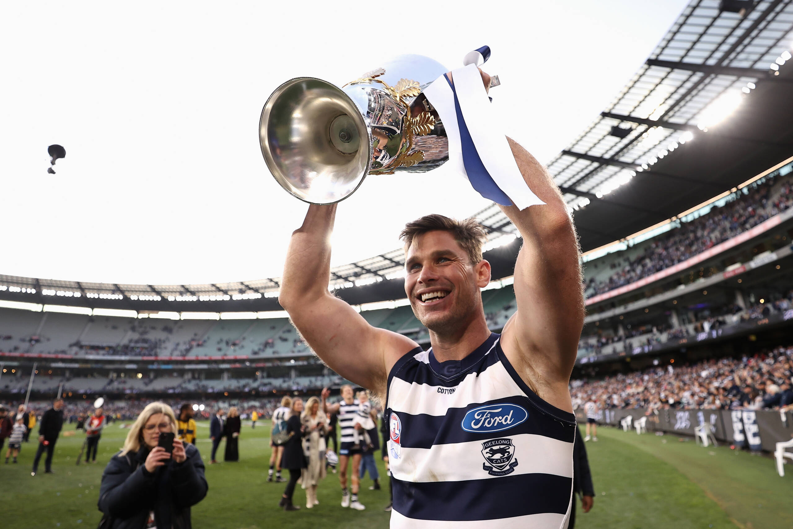 Geelong veteran Tom Hawkins has announced he will retire at season's end