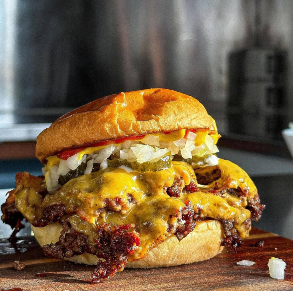 Lachie Strachan's recipe for BBQ Smashed Burgers