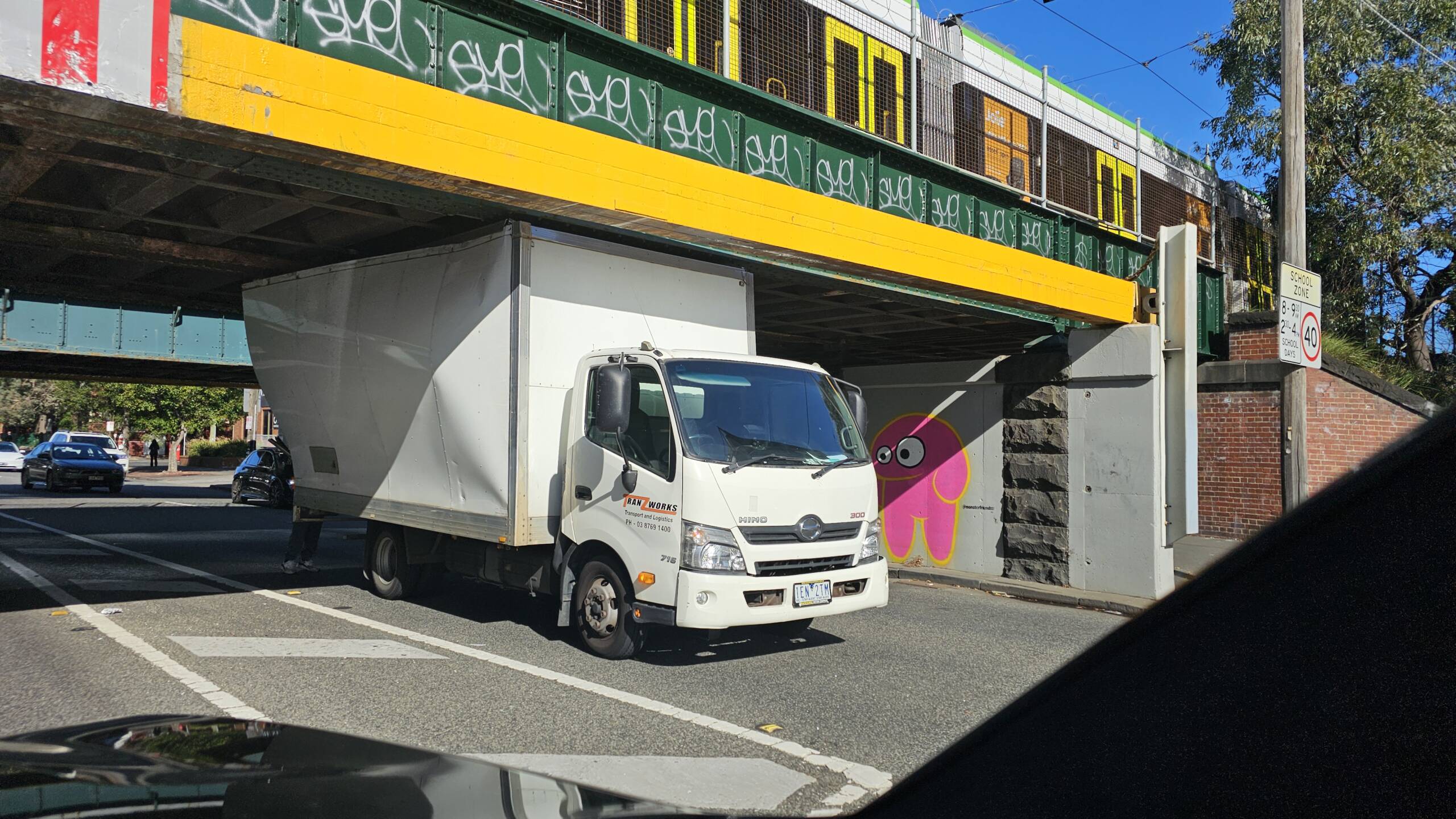 Reset the counter: Infamous Montague Street Bridge hit again!