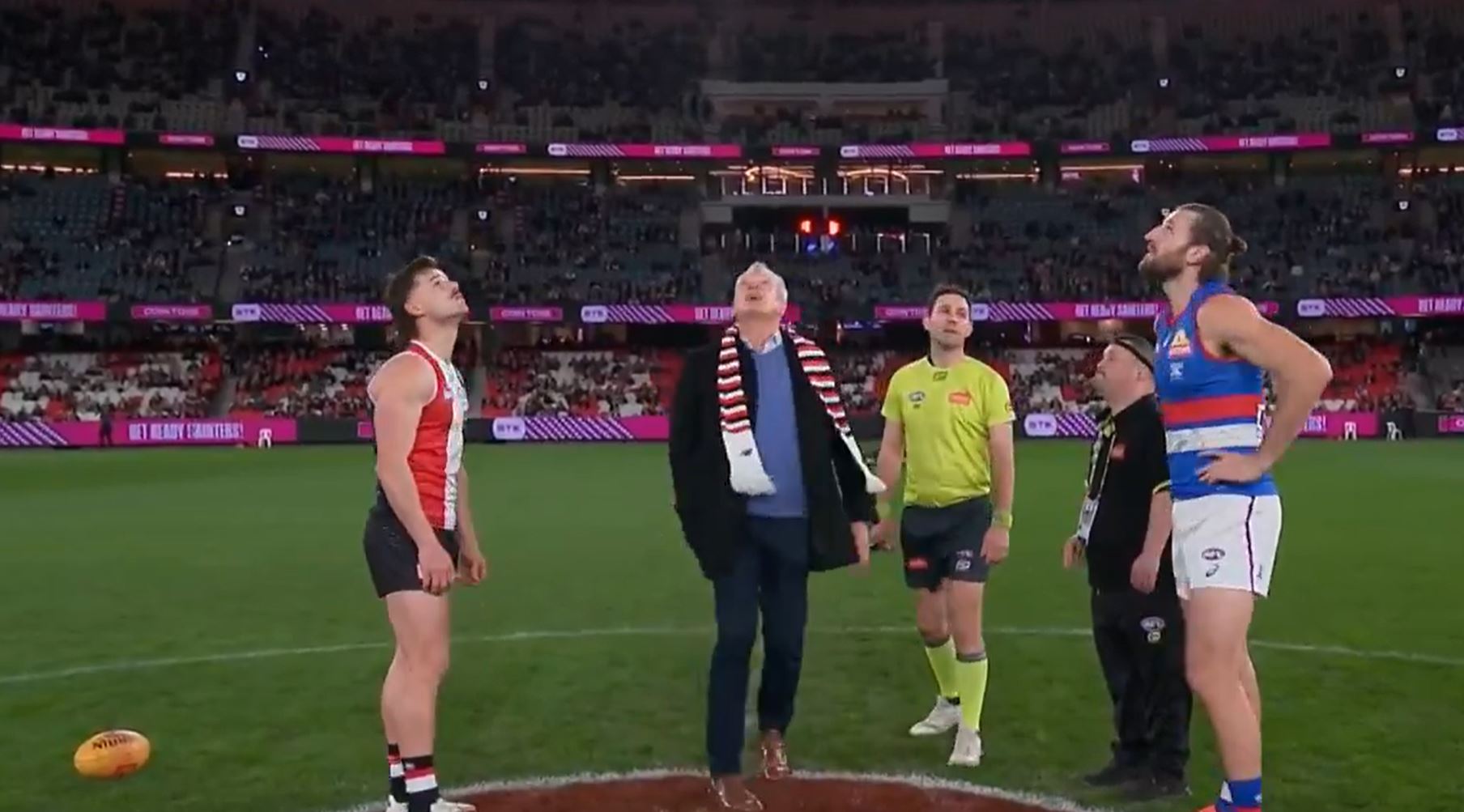 Man who injured hamstring in viral coin toss moment speaks out